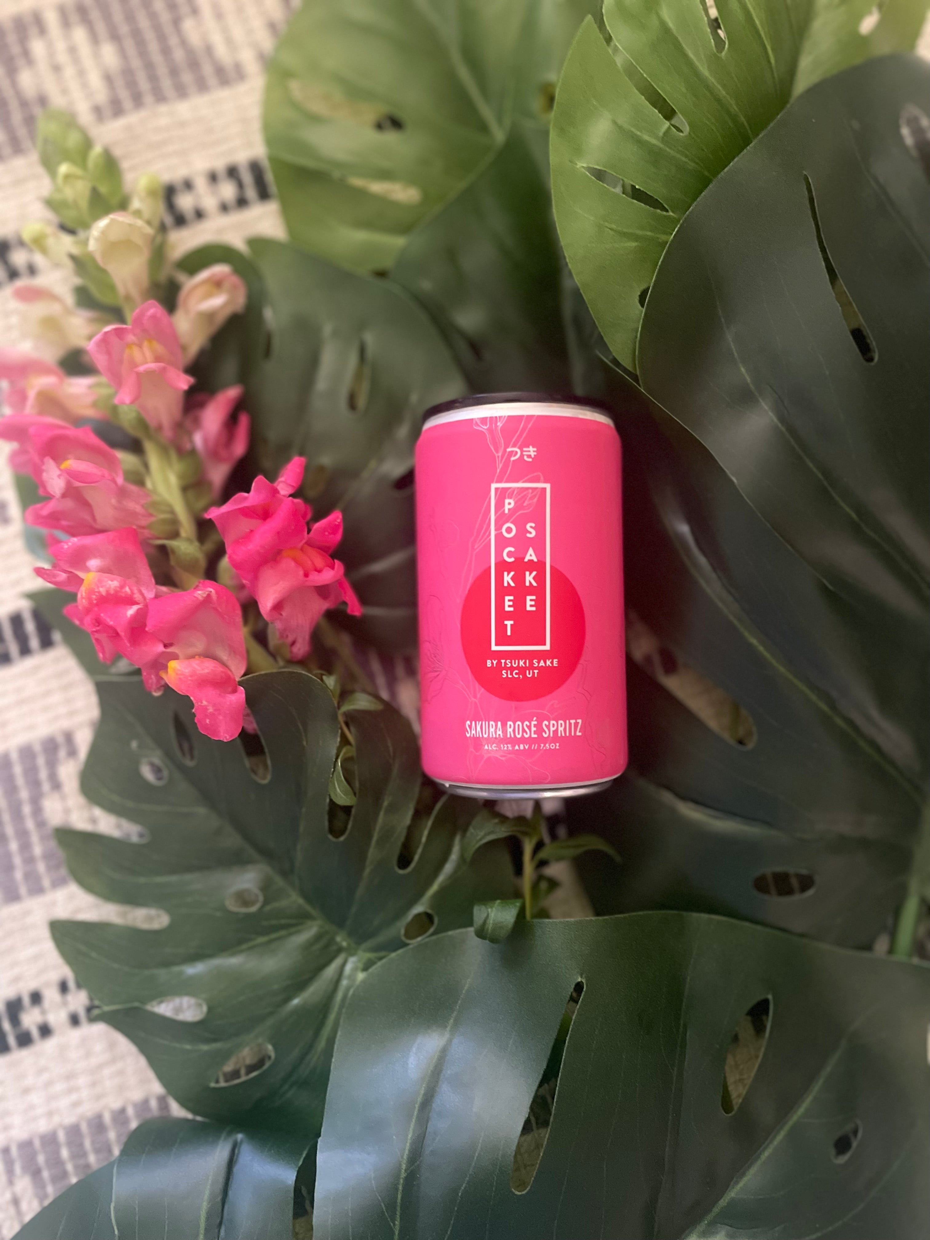 Pocket Sake Sakura Rose Spritz – Tsuki Sake