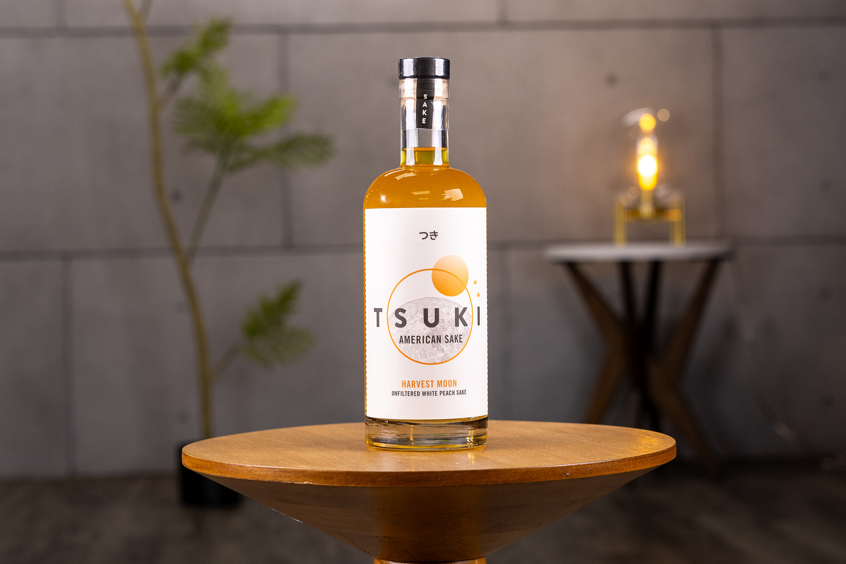 Tsuki Sake: Harvest Moon White Peach Unfiltered Nigori Sake